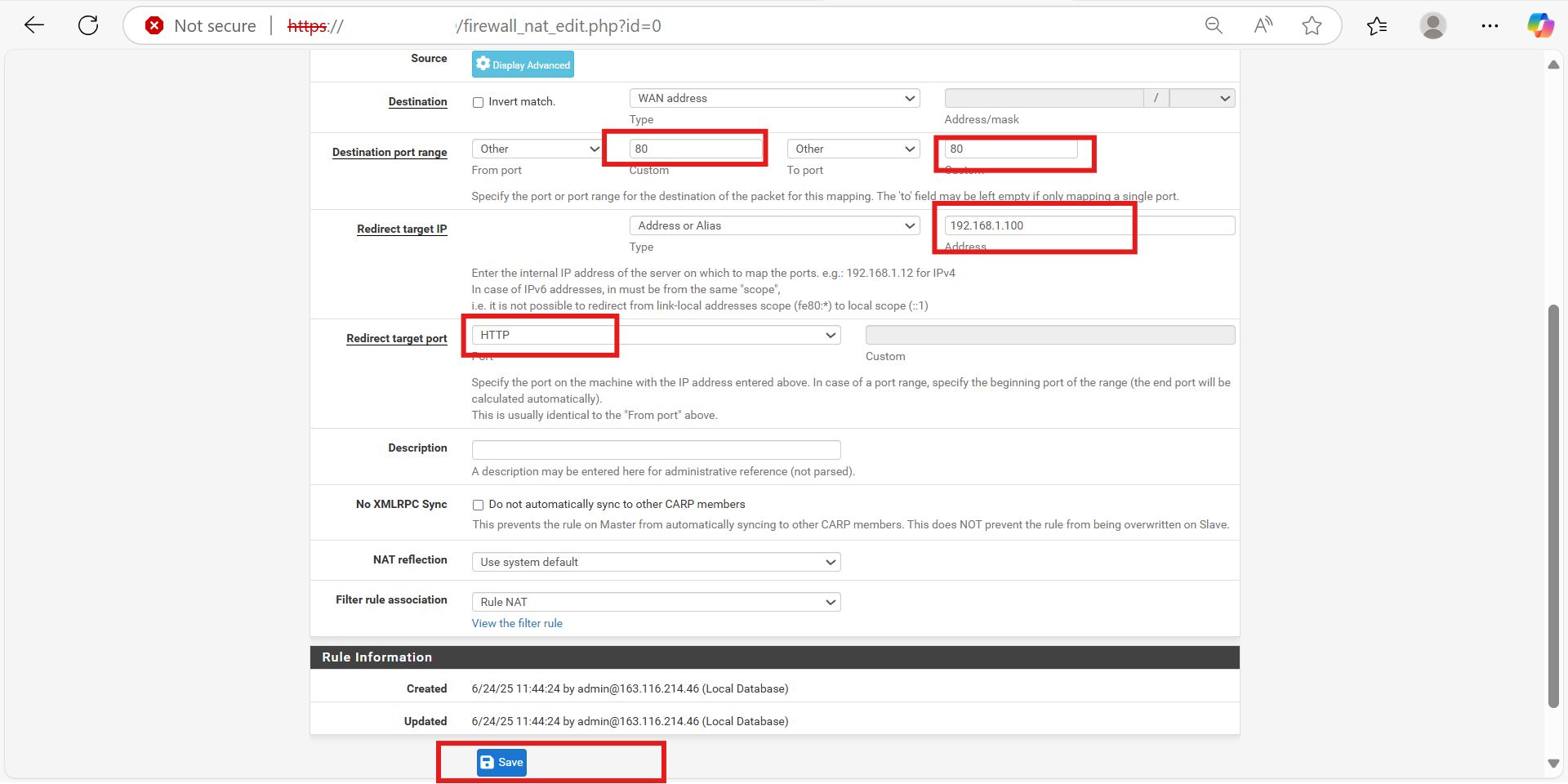 Port Forwarding with Public IP | Apiculus Technical Documentation