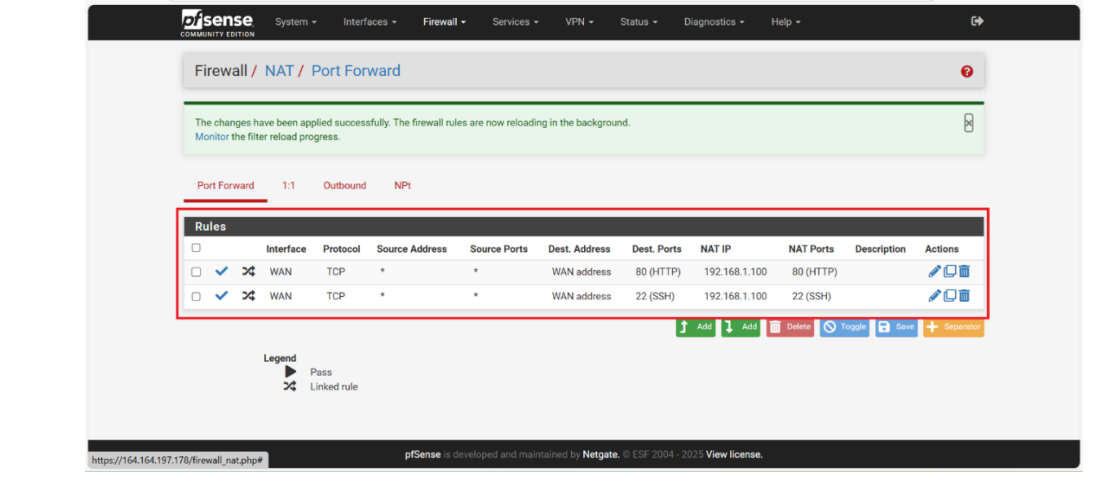 Port Forwarding with Public IP | Apiculus Technical Documentation